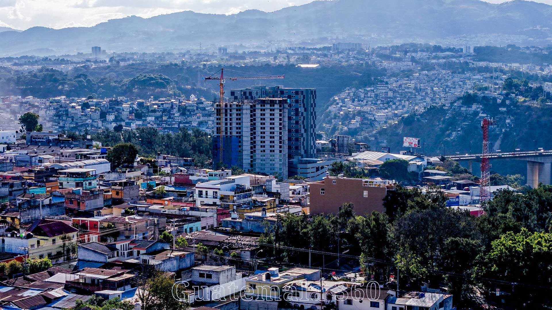Los edificios de la Ciudad de Guatemala que se Ven Desde el Centro ...